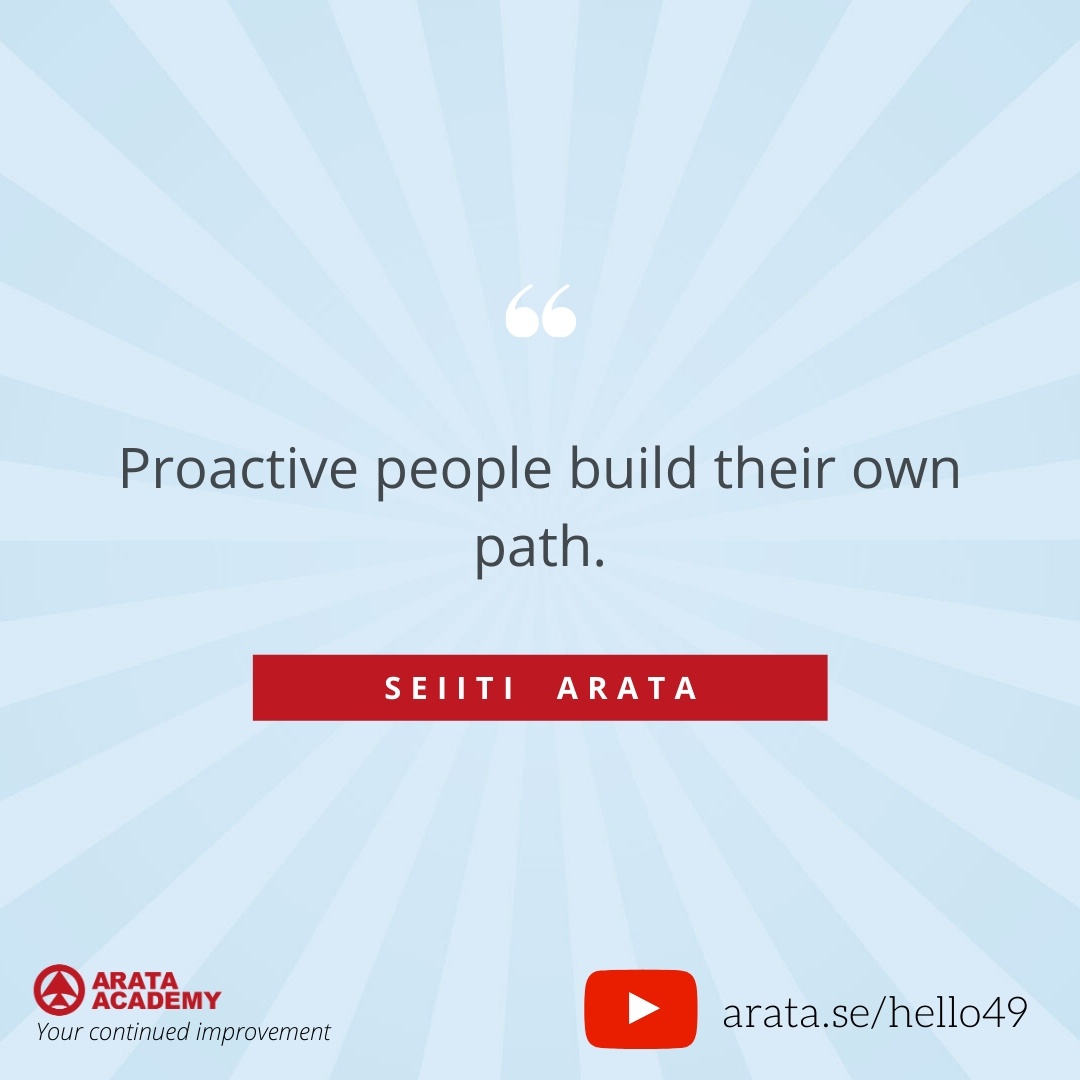 What is a proactive person? - Arata Academy